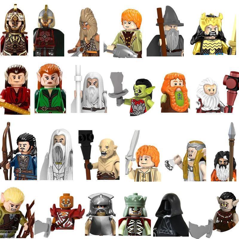 Herr der Ringe Mini Figuren - Klemm-Baustein Figuren – Game.toys