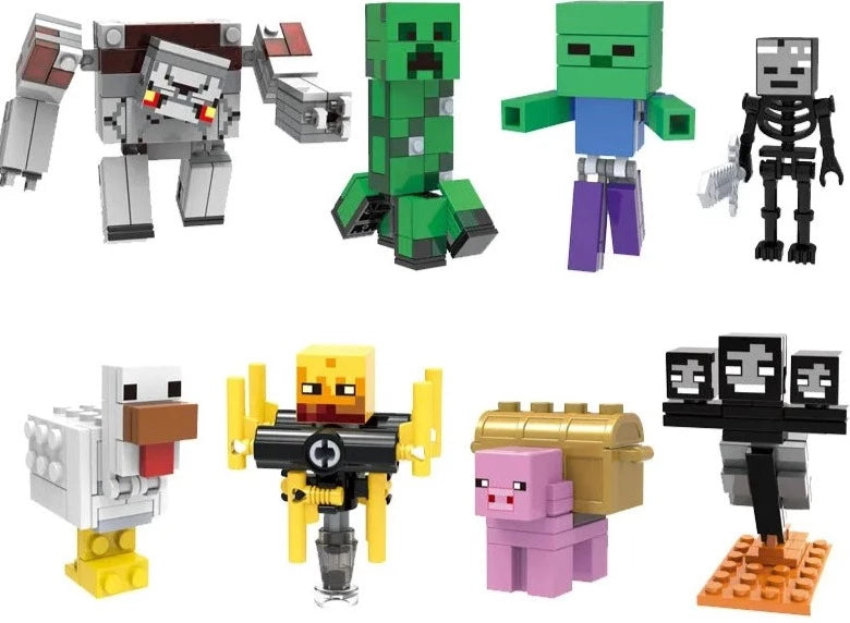 Minecraft Mini Klemm-Baustein Figuren im Set – Game.toys