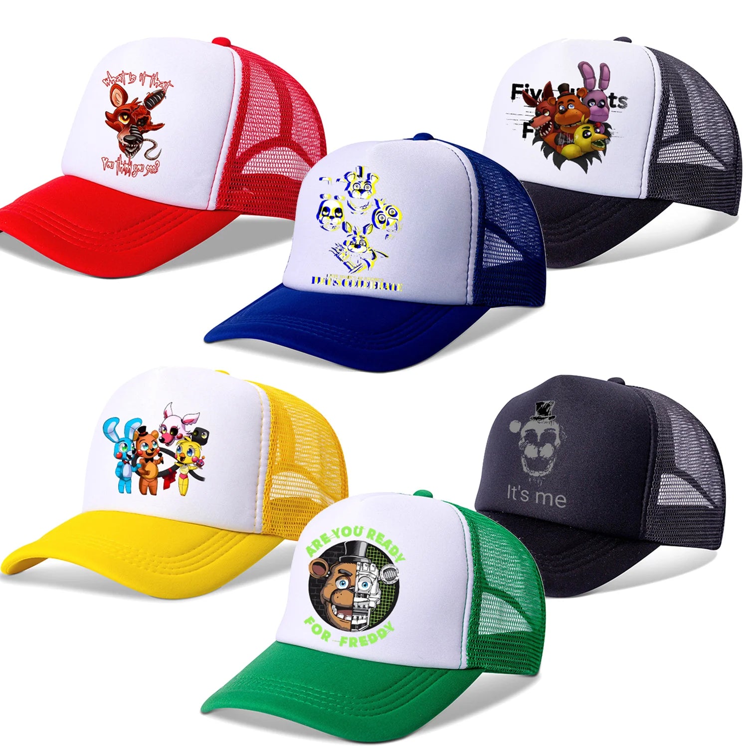 Fnaf Five Nights at Freddys Baseball Caps Mützen für den Sommer – Game.toys